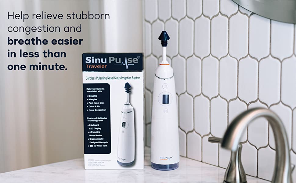 SinuPulse Traveller Nasal Irrigator | Intus Healthcare