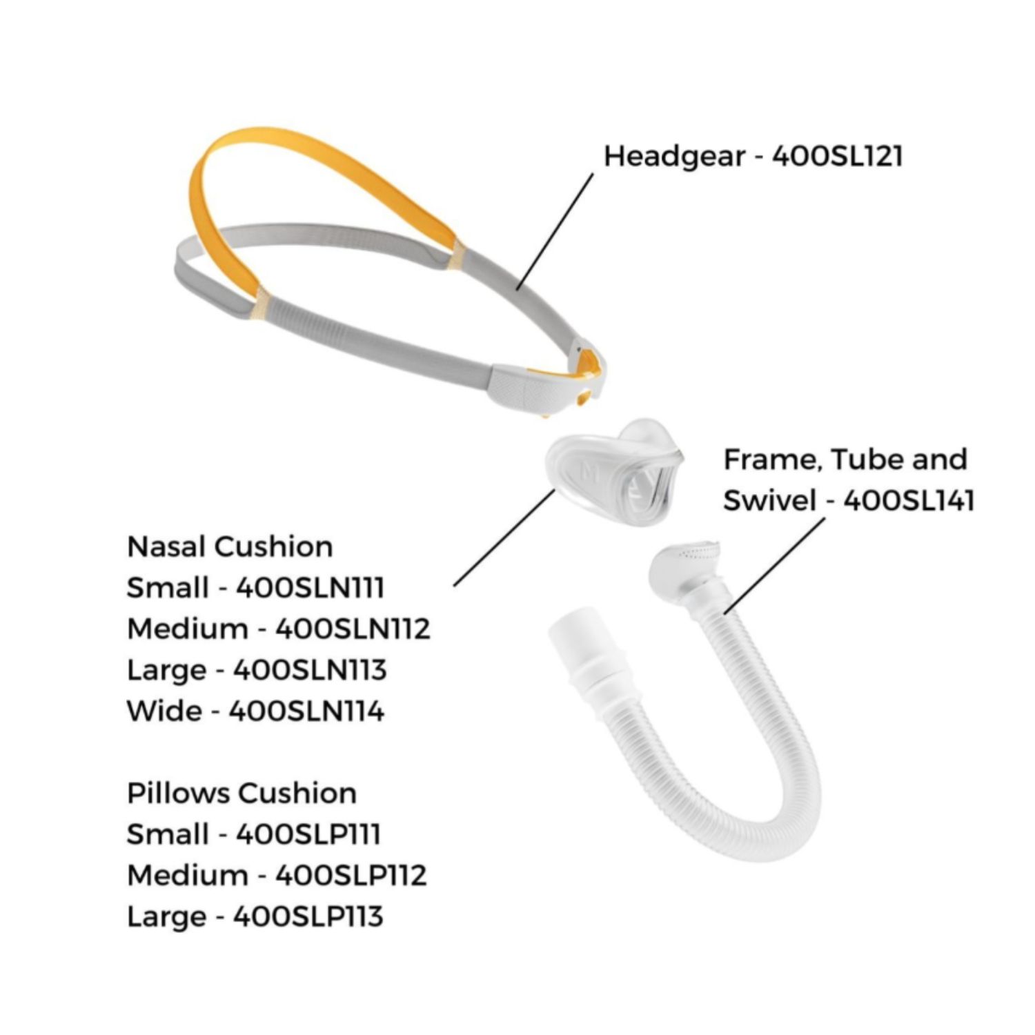 F&P Solo Nasal Mask Parts | Intus Healthcare